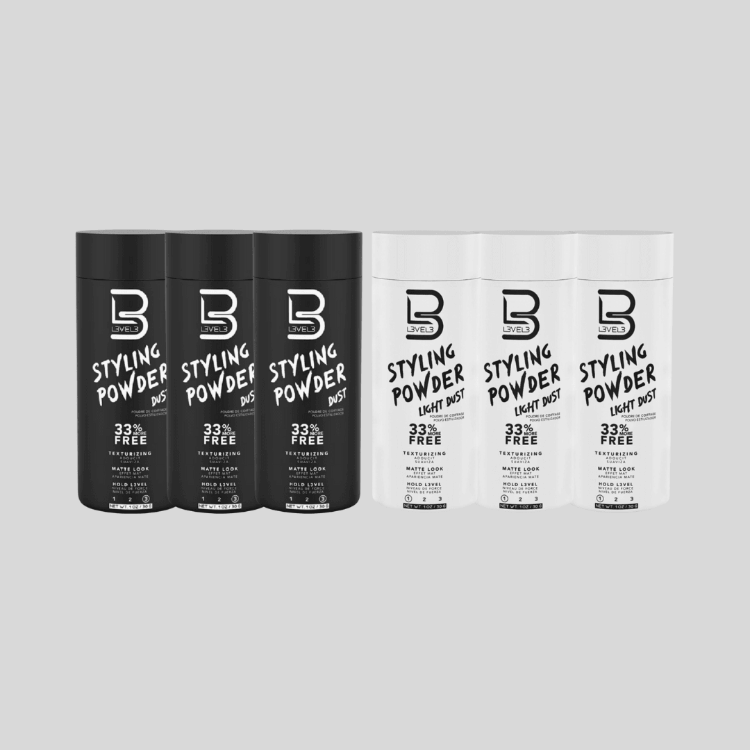 L3VEL3 Styling Powder 3PK LIGHT DUST + 3PK DUST - PACK OF 6 — Certified ...